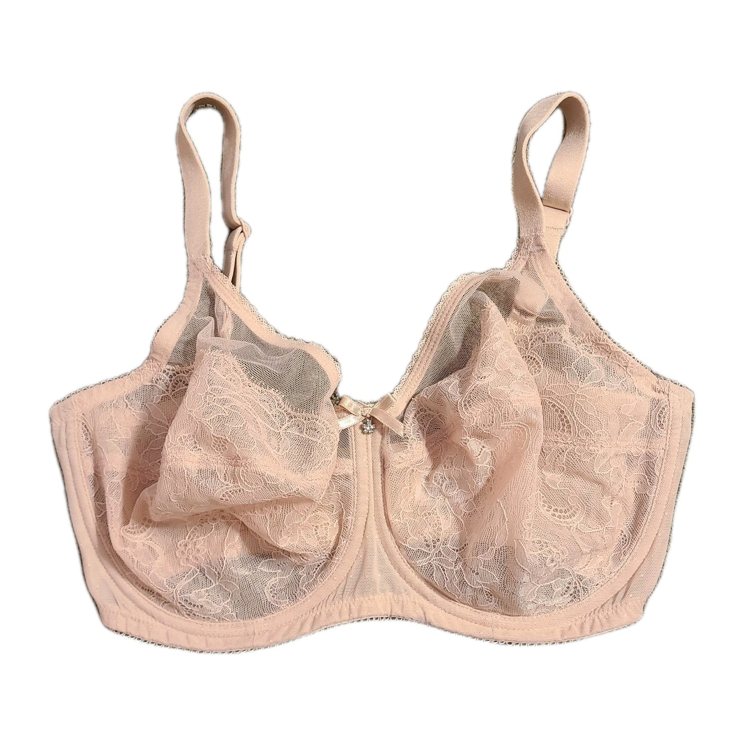 WACOAL Retro Chic Full Figure Pink Bra Size 34DDD 855… - Gem