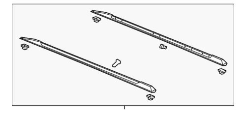 GM Driver Side Luggage Carrier Rail 84601087 | eBay