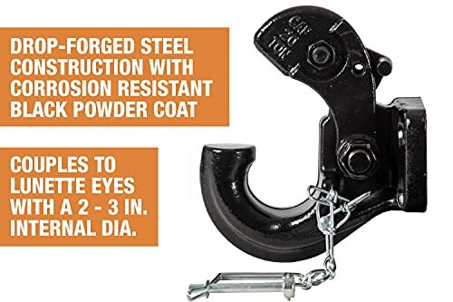 Buyers Products 10042 20 Ton Pintle Hook W/Mounting Kit, MGTW 40,000 ...