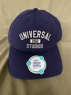 Universal Studios Dark Blue Adjustable Strapback Hat Cap Theme Park New ...