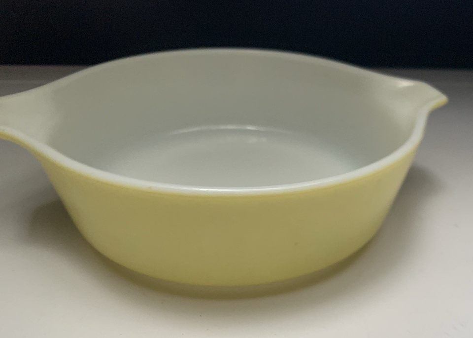 Vintage PYREX #471 Round Casserole dish - Cinderella 1 pint Primary ...