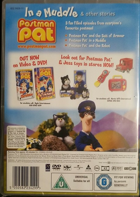 Postman Pat - In A Muddle And Other Stories (DVD, 2004) for sale online ...