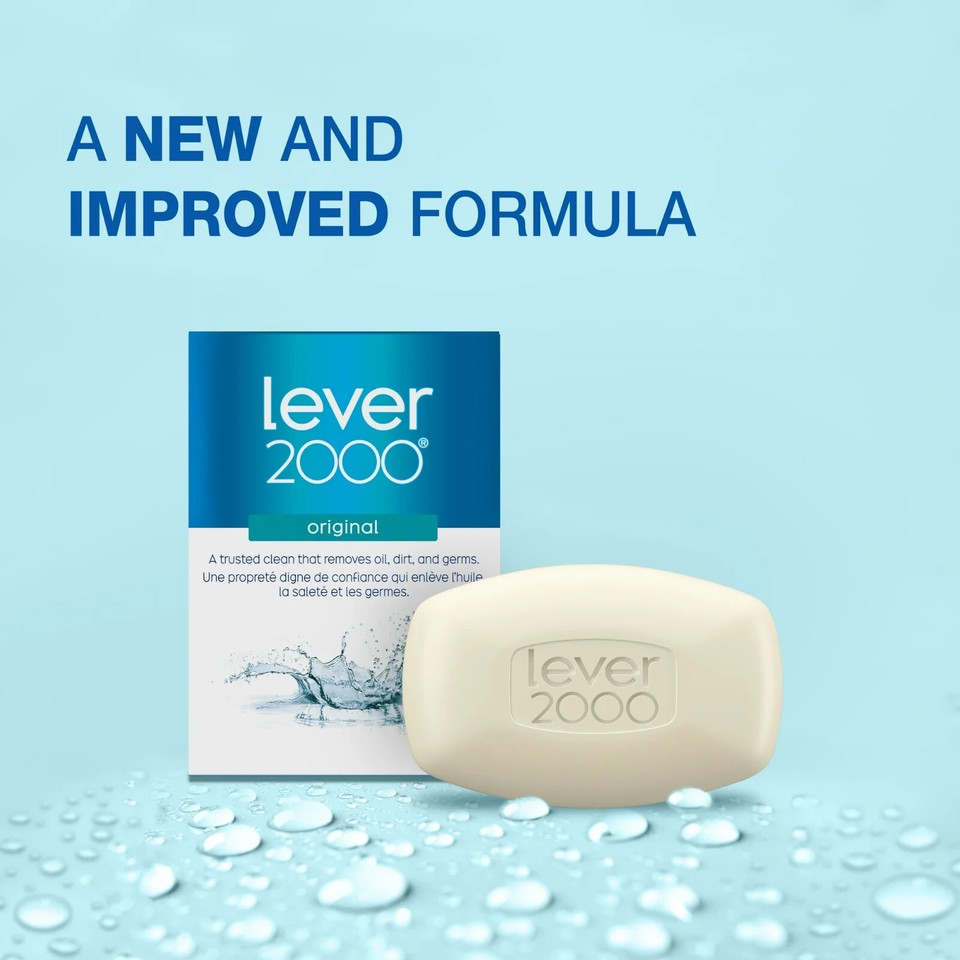 Lever 2000 Refreshing Bar Soap Original Perfectly Fresh by Lever Dry ...