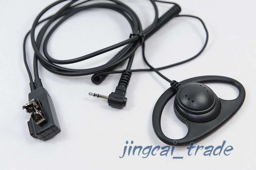 D-Shape PTT Earpiece Earphone Headset for Motorola Radio 1 Pin 2.5mm ...