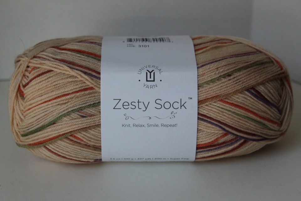 Zesty Socks by Universal Yarn -Discontinued-sold per skein- 6 color ...
