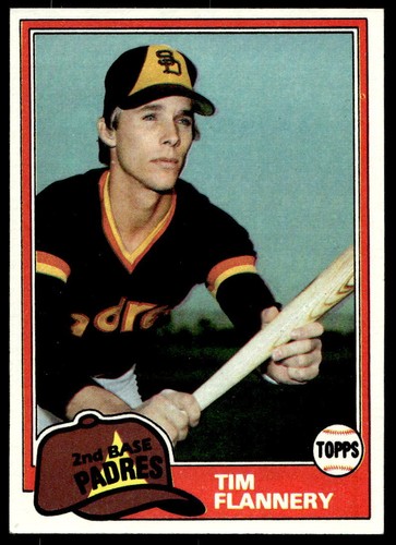 1981 Topps 579 Tim Flannery San Diego Padres Baseball Card | eBay