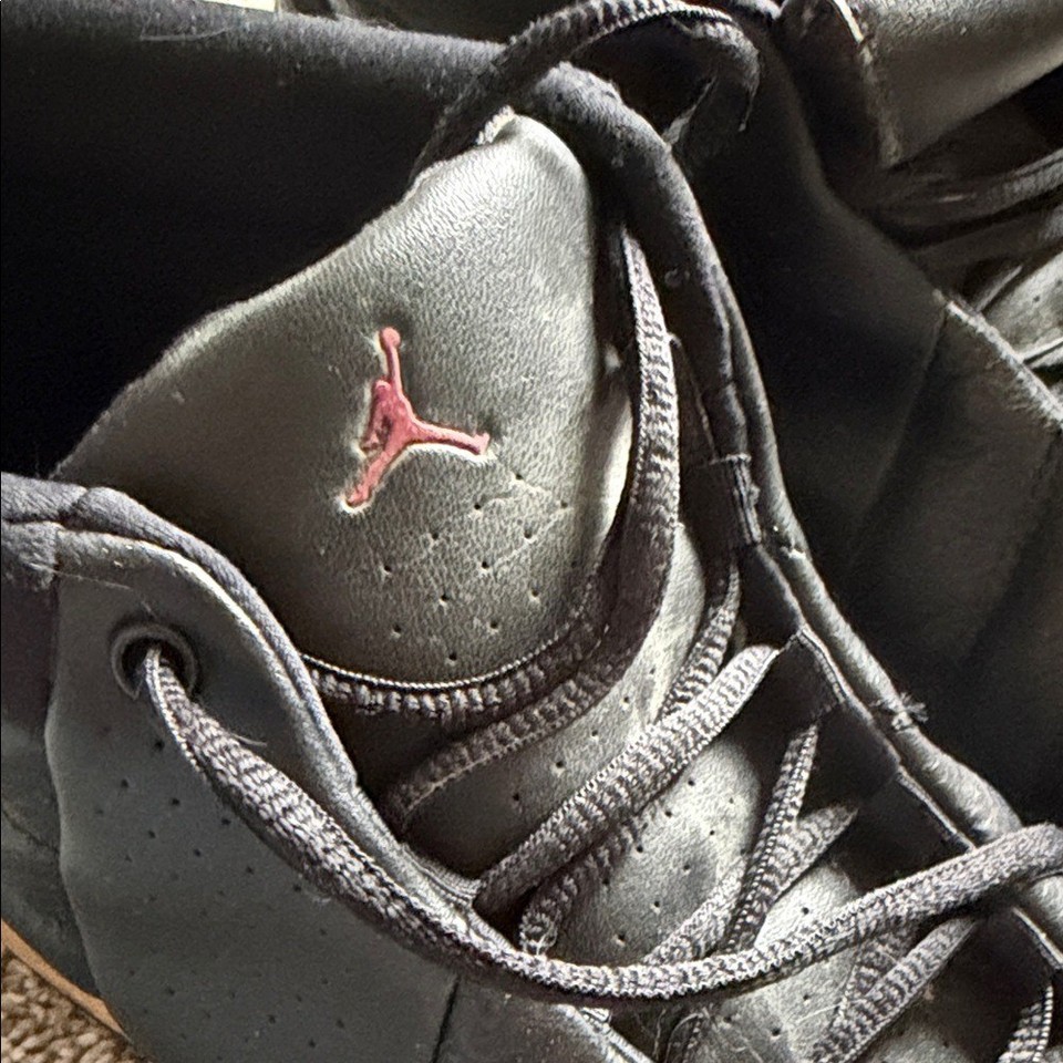 Air Jordan Jumpman Team Elite Black Shoes - fair condition Size 13 ...
