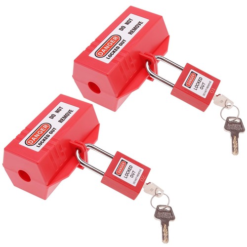 RealPlus Plug Lock for Lockout Tagout, 110 to 125 Volt Power Cord ...