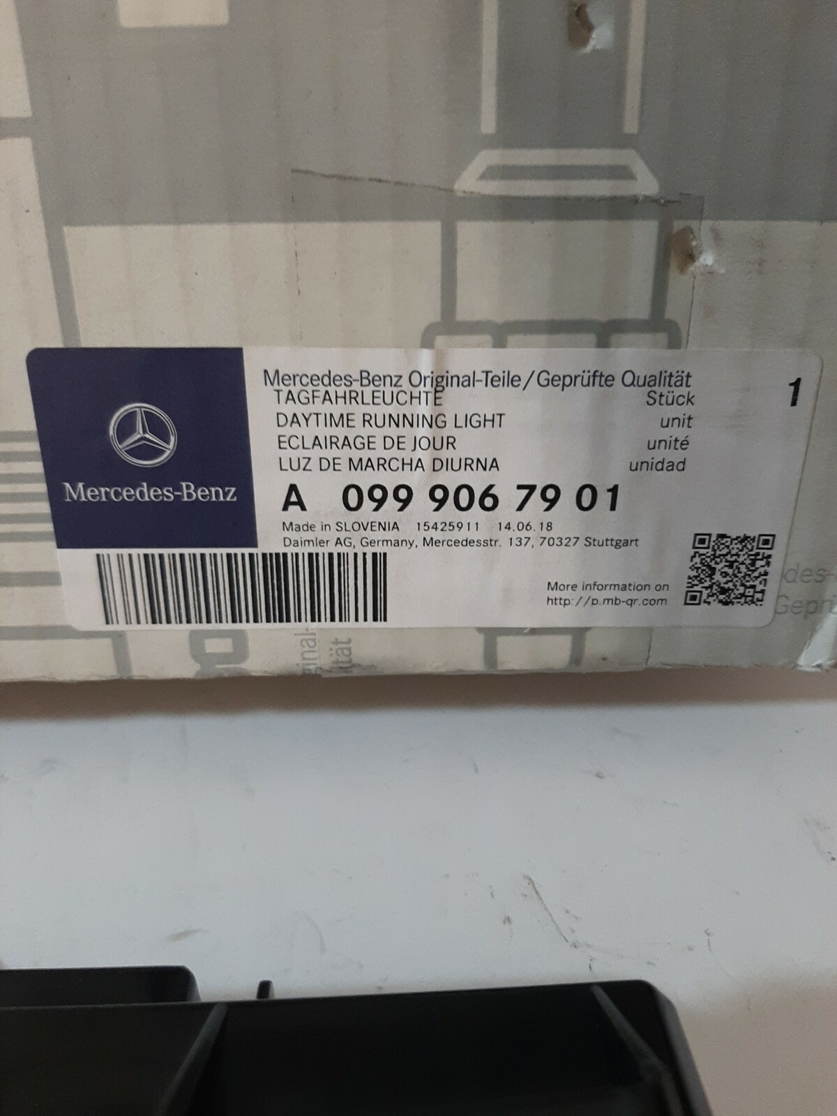 MERCEDES R231 W246 242 CLASSE B LUCE DI MARCIA DIURNA SX OEM ...