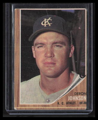 Deron Johnson 1962 Topps #82 Kansas City Athletics | eBay