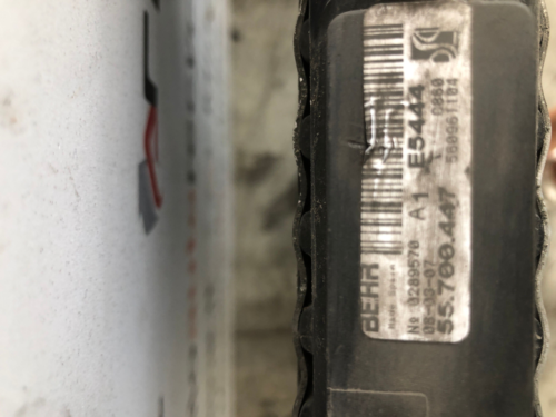 55700447 radiateur de chauffage pour FIAT QUBO (3N) 1.4 Nat.Power Ber ...