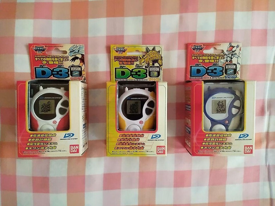Digimon Adventure 02 d-3 D-Terminal Set with box and instructions ...