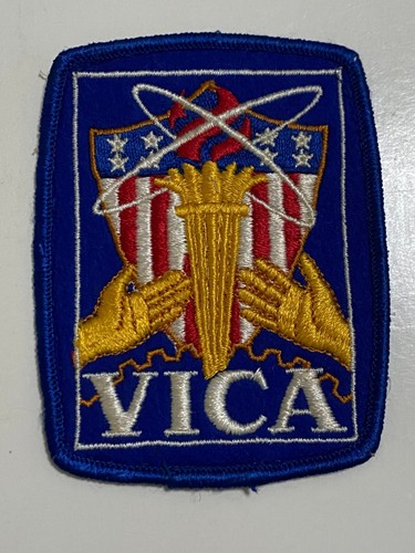 VICA Vocational and Industrial Clubs of America Vintage Patch Rare 3"x4 ...