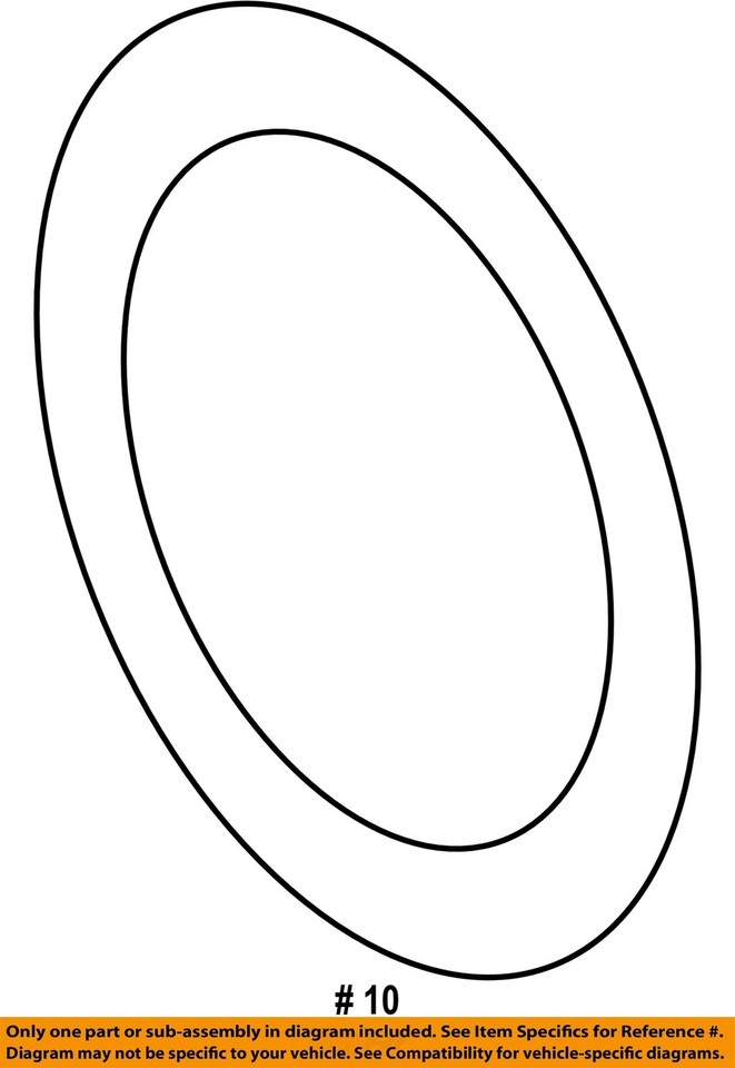 GM OEM 17-24 Sierra 2500 HD Turbocharger Components-Converter Gasket ...