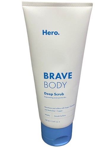 Hero Brave Body Deep Scrub Weekly Surface Exfoliating Scrub W/ Charcoal ...