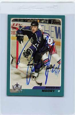 2003/04 Topps #26 Jaroslav Modry Kings Signed Auto *H2270 | eBay