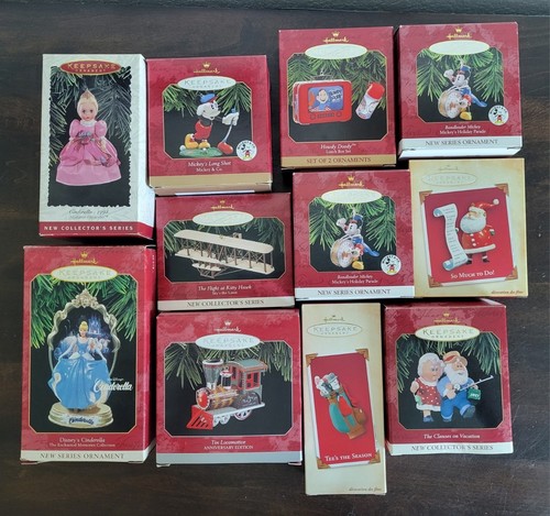 Hallmark Keepsake Ornament Mixed Lot of 11 Mickey Mouse Disney ...