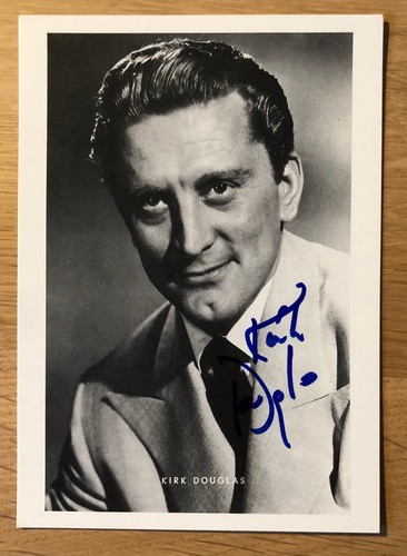 KIRK DOUGLAS - orig. Autogramm - signiert - signed - autograph | eBay.de