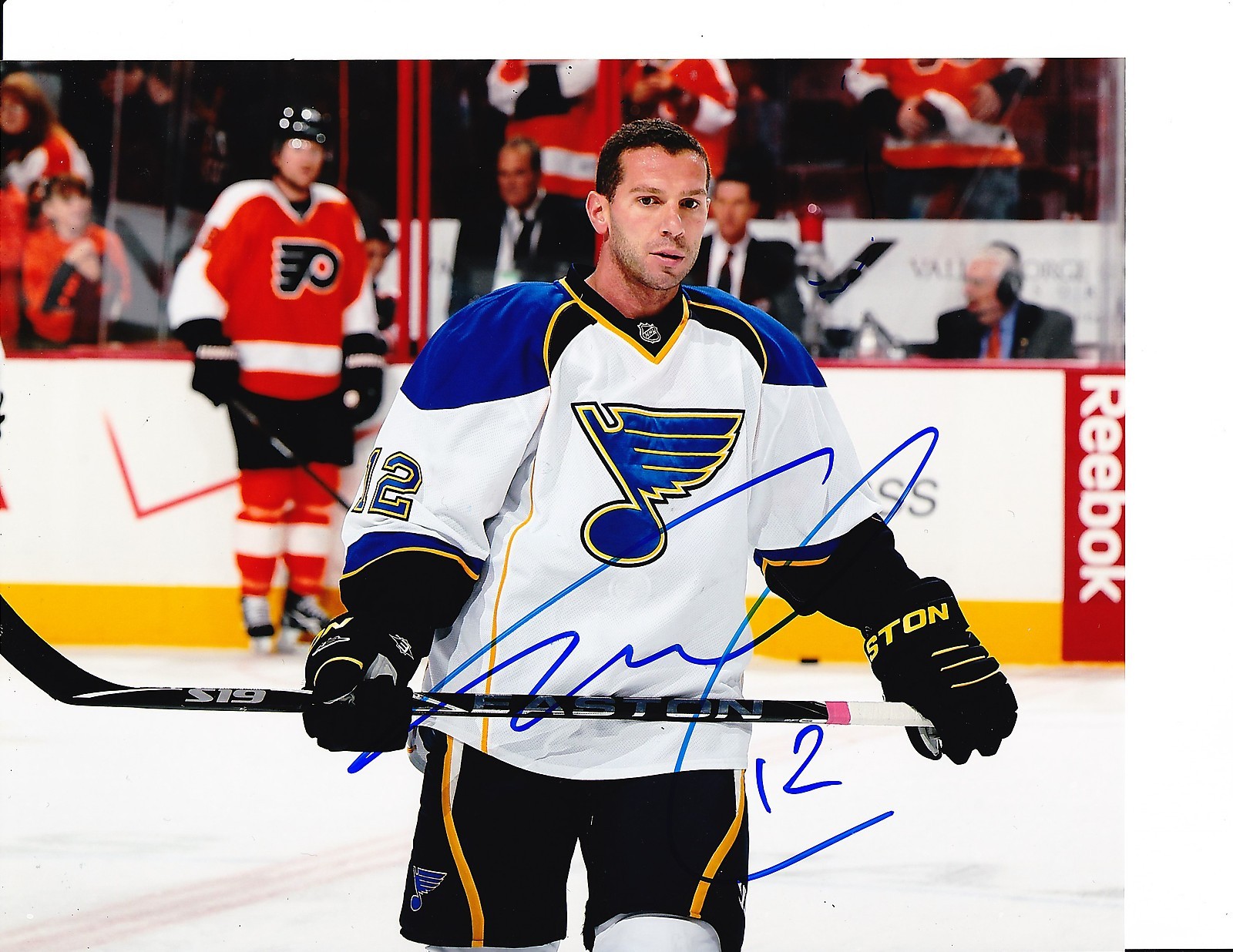 ST. LOUIS BLUES SCOTT NICHOL SIGNED PREGAME 8X10 | eBay