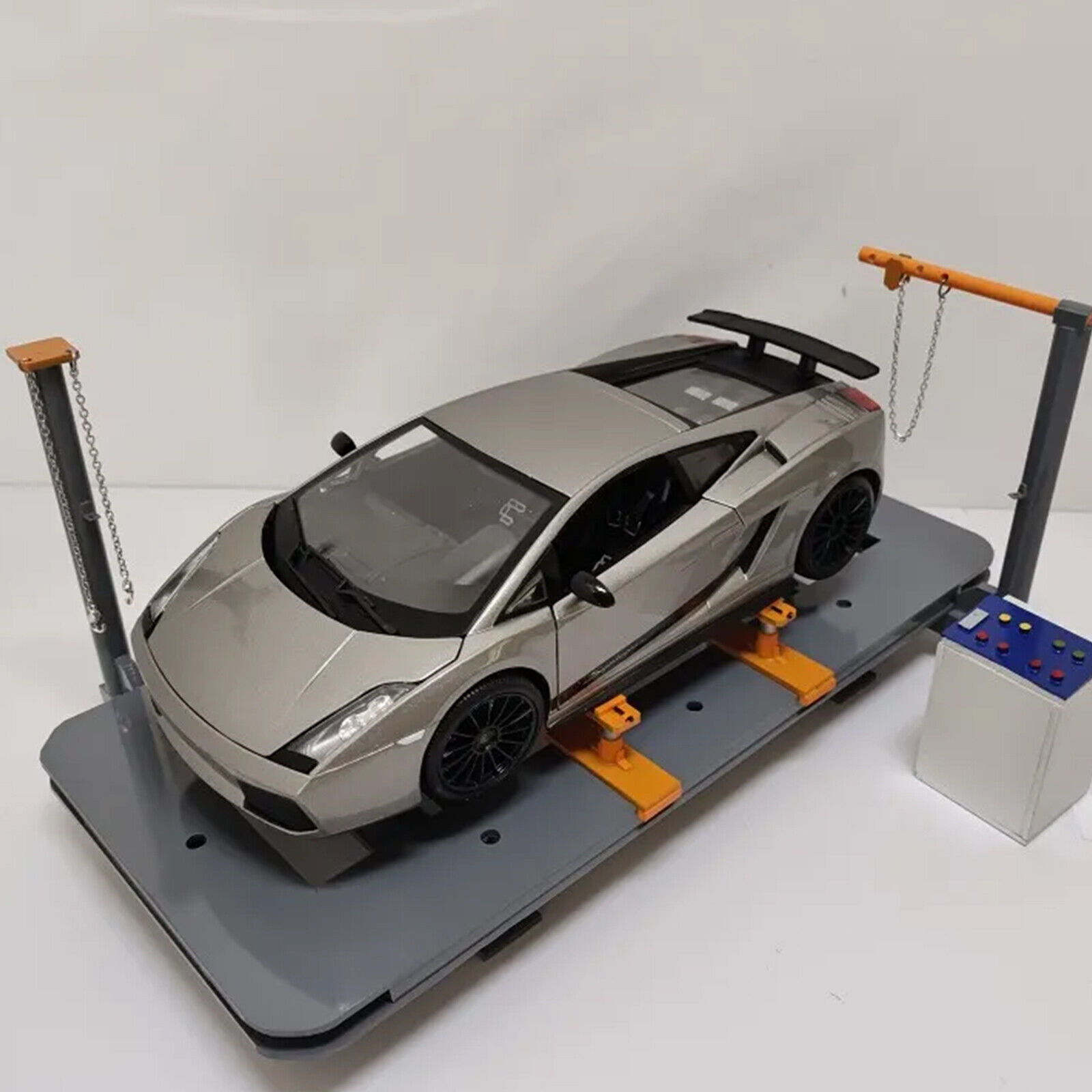 1/18 Diorama Car Garage Repair Tools Workshop Prop Model Scene Display ...