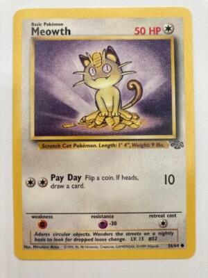 Meowth 56/64 Pokemon Card Mint | eBay