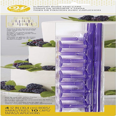 Wilton 14-Piece Support Rods and Caps, Purple | eBay