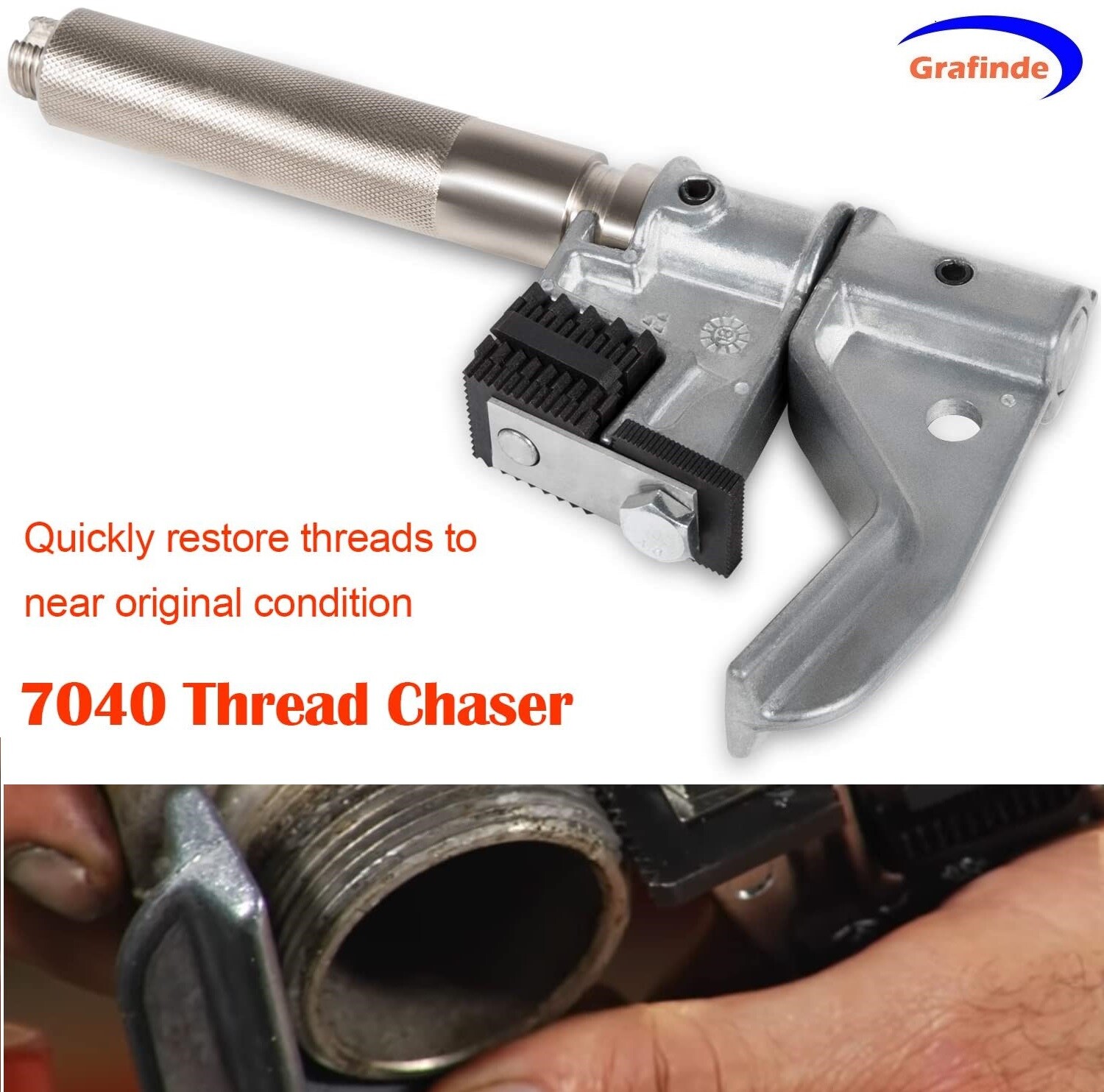 7402 Universal Outside Thread Chaser External Repair Tool for 1-1/4” to ...