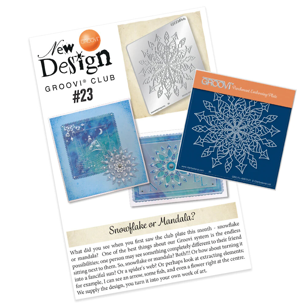 Clarity Stamp Groovi Plates - New Design Club A6 Square Baby Plates | eBay