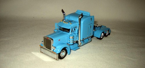 1/64th Cab DCP 551 379 Pete 63” Mid-Roof Sleeper (Baby Blue) With Show ...