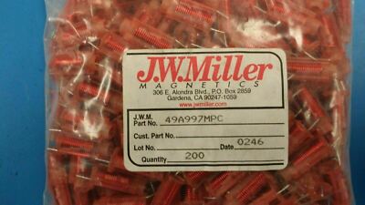 (10 PCS) 49A997MPC JW MILLER .81-.99 uH ADJUSTABLE RF COIL | eBay