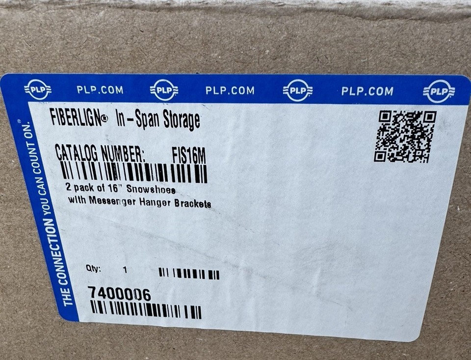 PLP FIS16M Strand Mount Fiber Optic Storage System 16" Plastic w/Tap ...