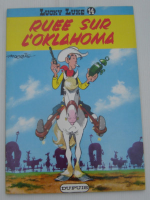 LUCKY LUKE . 14 . Ruée sur l'Oklahoma . MORRIS . BD Souple DUPUIS 1977 ...