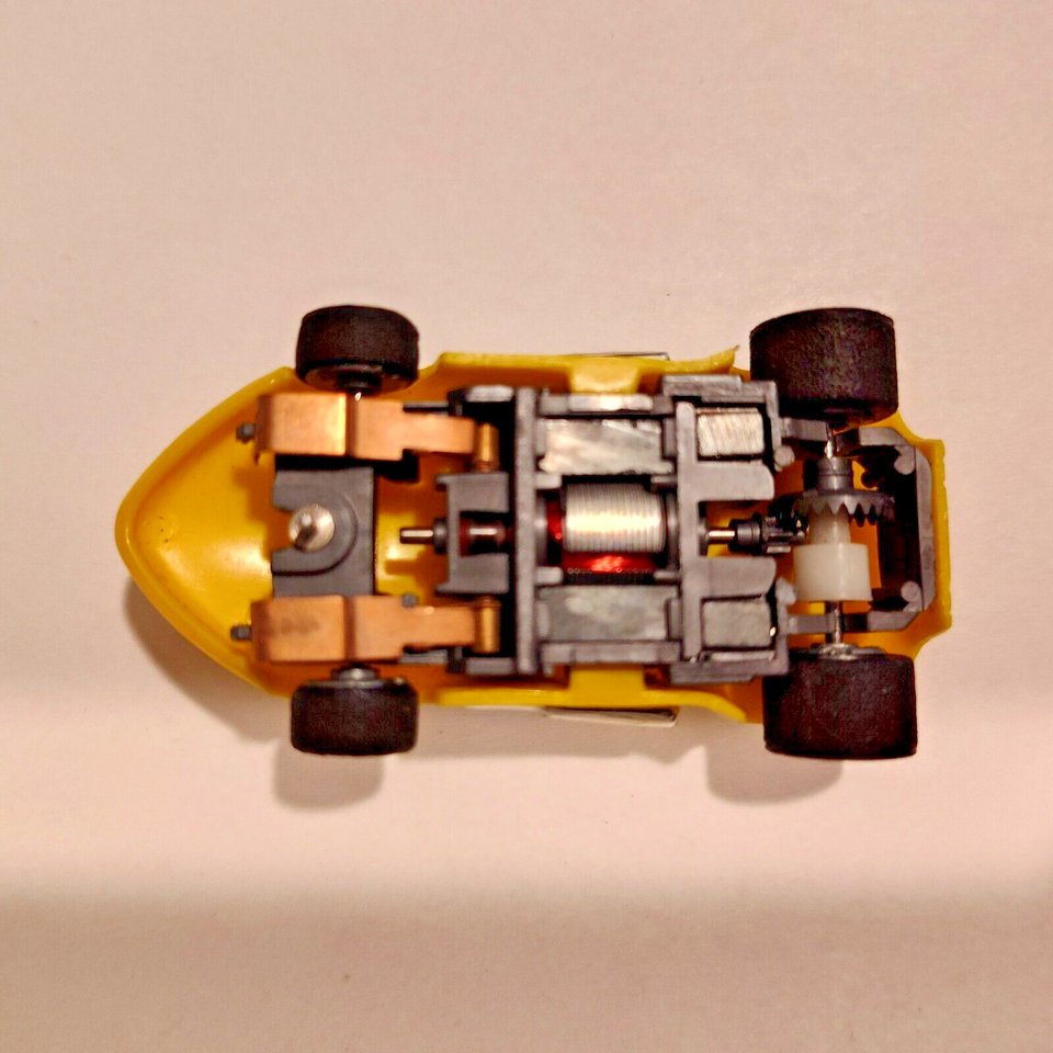 TYCO Hot Wheels Yellow Twin Mill HO Slot Car 440-X2 Chassis | eBay