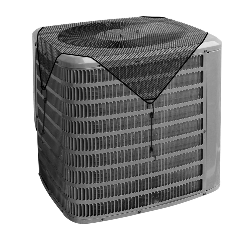 Air Conditioner Mesh Cover AC Unit Winter Summer Outside Compresser ...