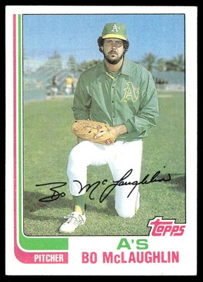 1982 Topps 217 Bo McLaughlin Oakland Athletics Baseball Card | eBay