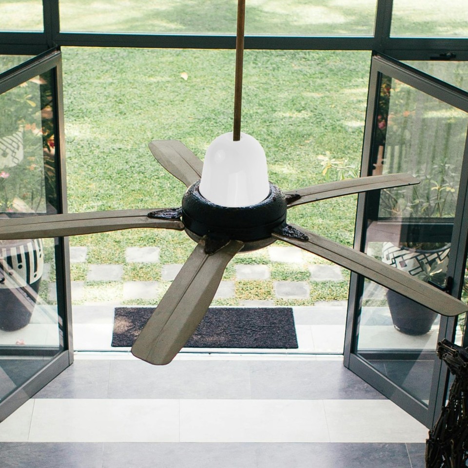 Fan Bottom Canopy Plastic Ceiling Electric Dust Cover Replacement Parts ...