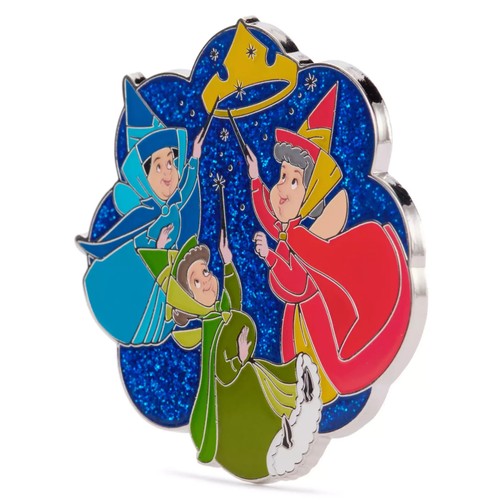 Disney Flora, Fauna and Merryweather Pin Sleeping Beauty 3 Good Fairies ...
