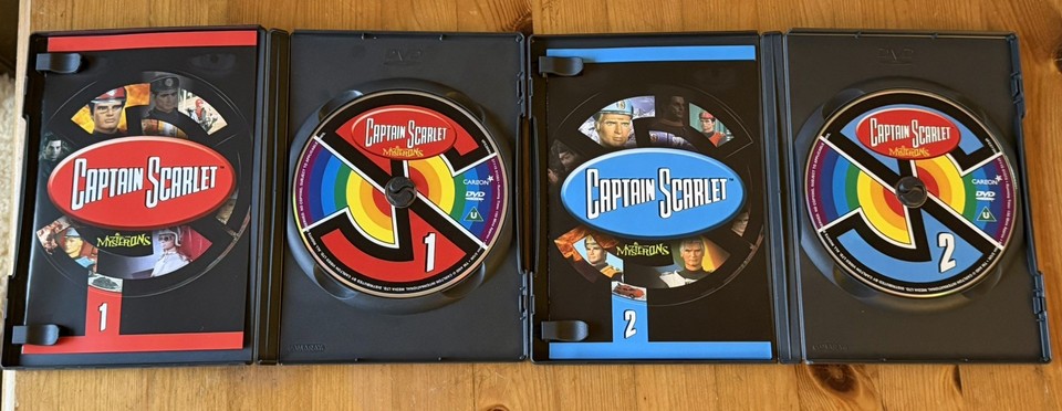 Captain Scarlet & The Mysterons DVD Complete Series 5 Disc Set | eBay UK