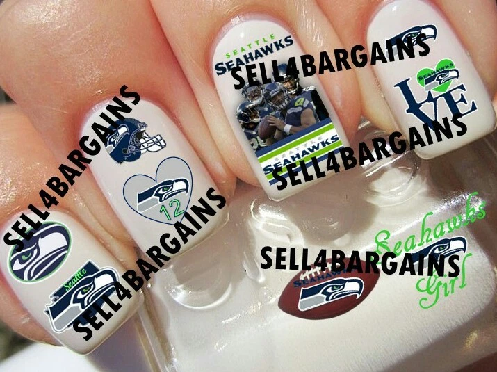 Seahawk Nail Designs