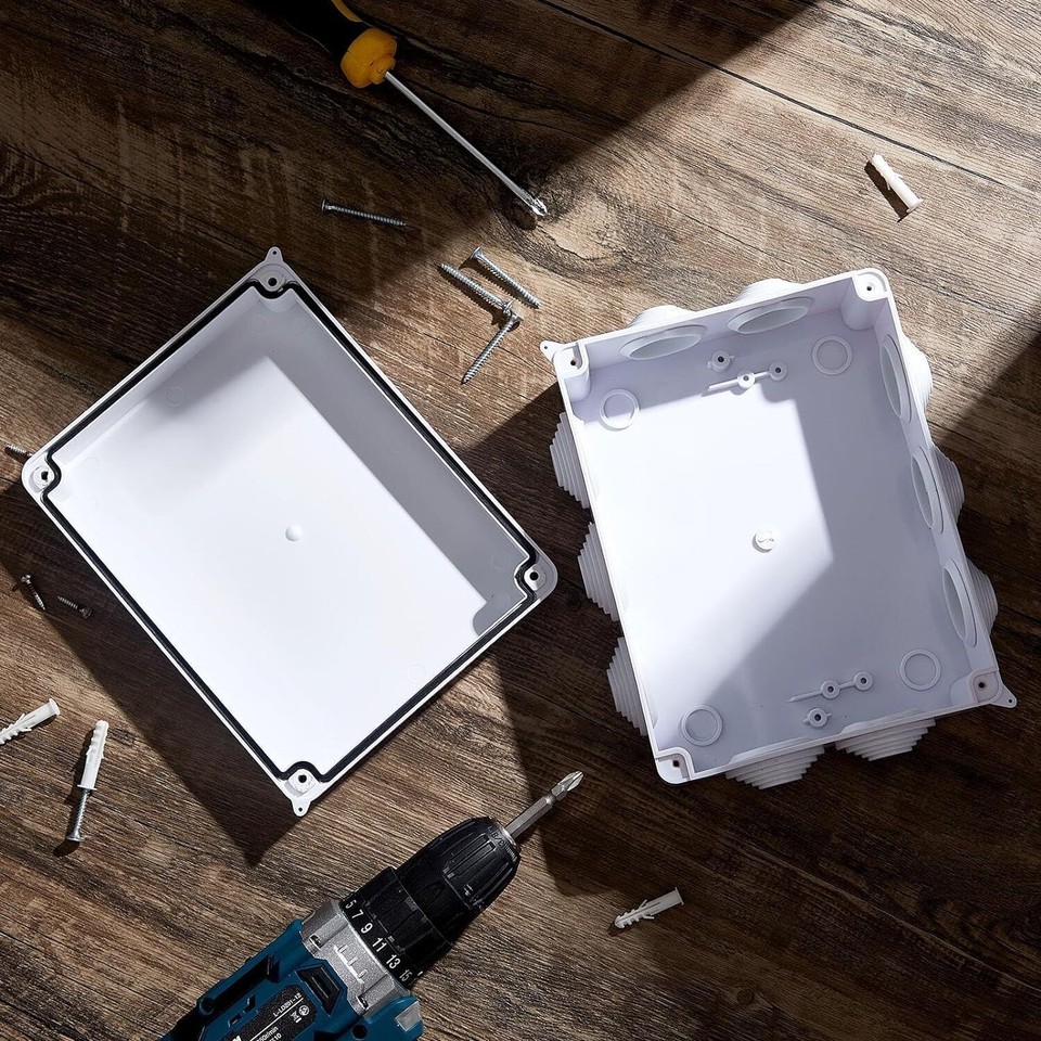 IP65 WATERPROOF INDUSTRIAL ADAPTABLE CCTV PVC JUNCTION BOX OUTDOOR ...