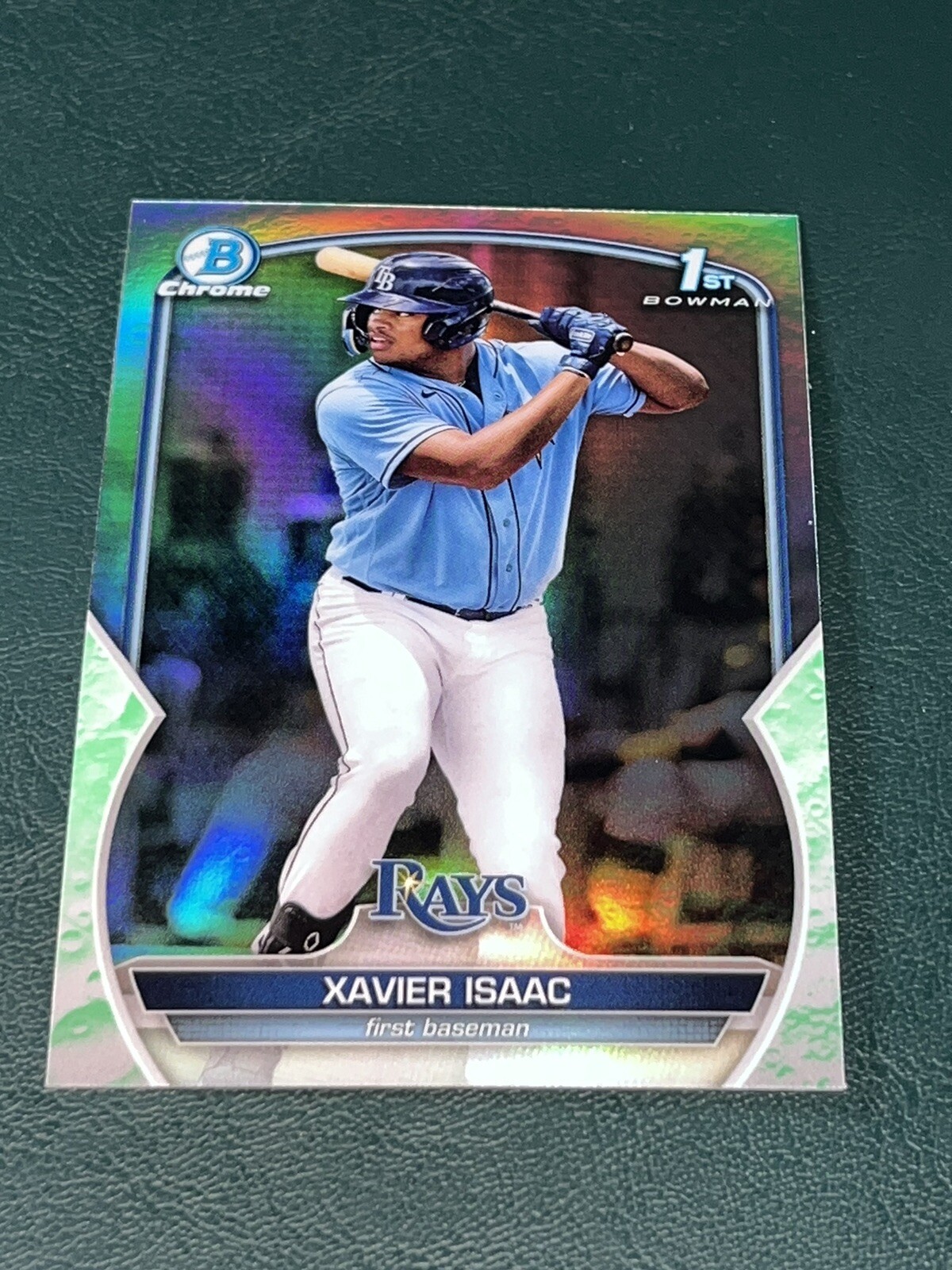 2023 Bowman Chrome Xavier Isaac LUNAR GLOW REFRACTOR | eBay