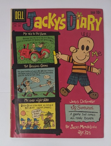 1960 Dell Four Color #1091 Jacky's Diary Comic Book | eBay