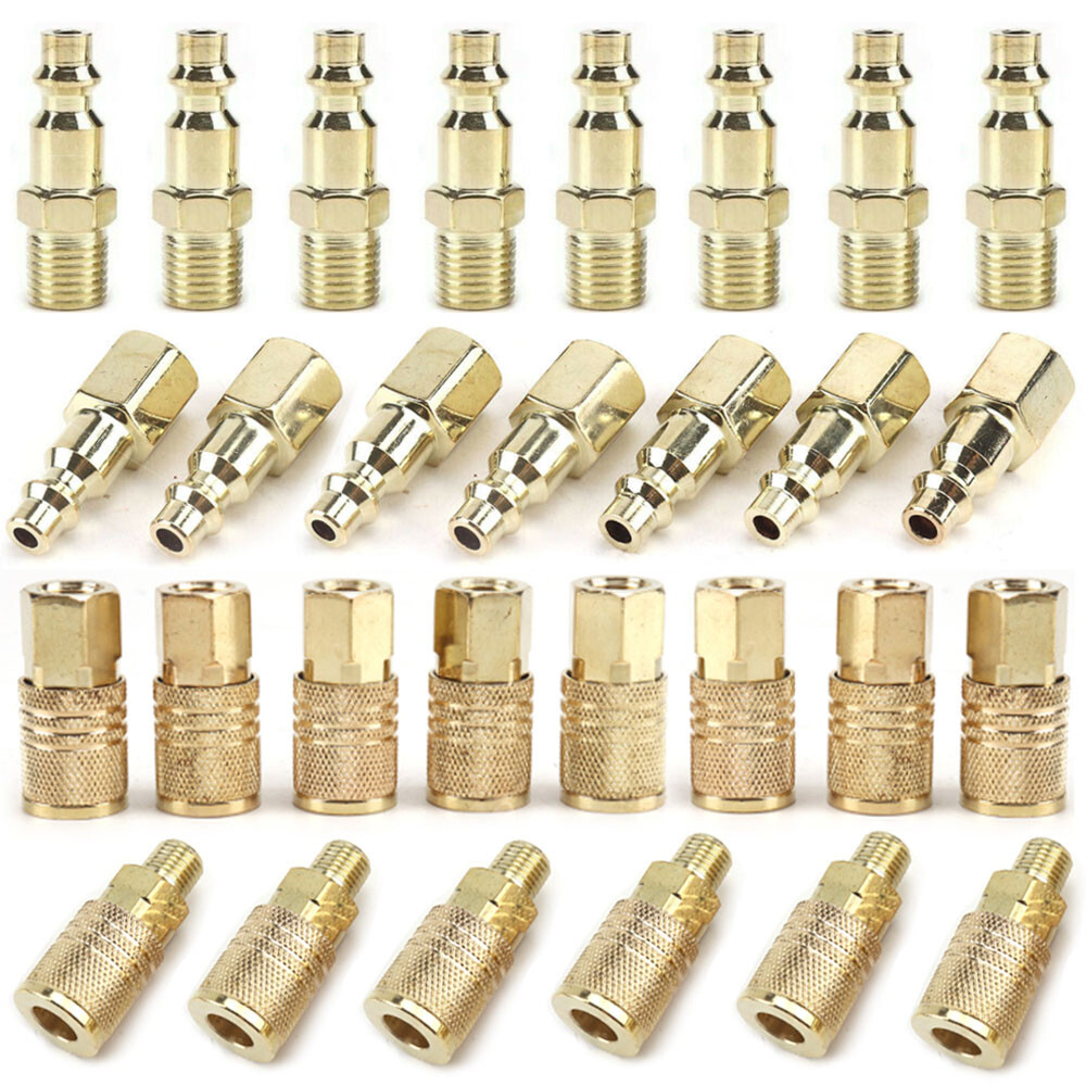 Air Line Quick Coupler 1/4" Compressor Hose Fittings EURO BSP Release ...