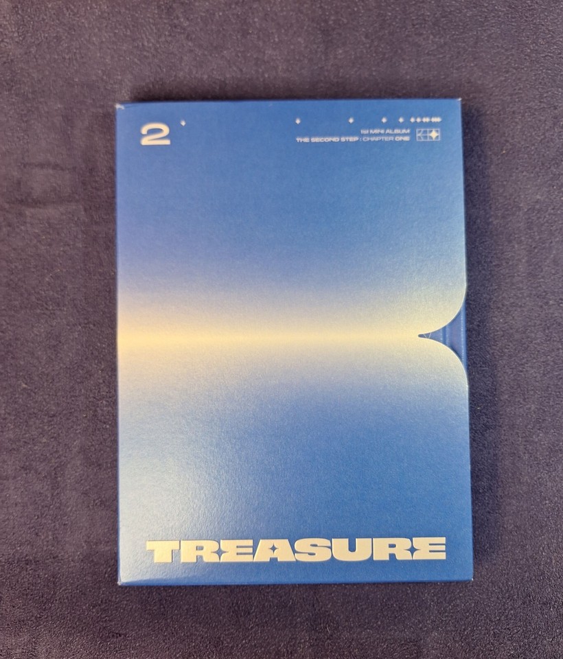 TREASURE 1st Mini Album THE SECOND STEP CHAPTER ONE Photobook Blue Ver ...