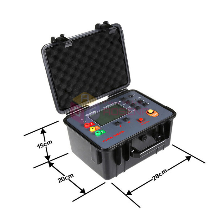 ES3000 Digital Earth Ground Resistance Tester 3000 Ohm Earthing ...