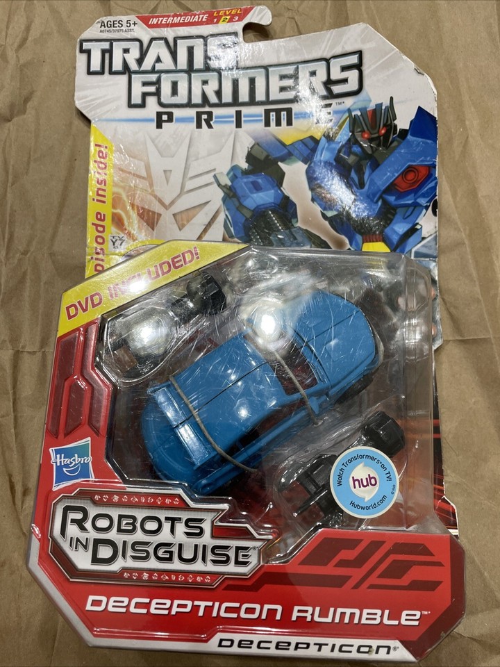 Year 2012 Transformers RID Prime Deluxe Class 6" Figure #14 Decepticon ...