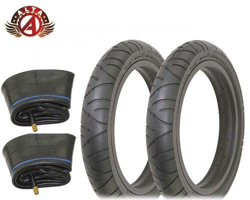 2 ALTA BICYCLE FAT WIRE BEAD TIRE 16" X 3.00" BLACK SLICK RIDE SMOOTH W ...