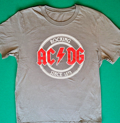 AC/DC "Rocking since 1873" Tshirt, Gray, Men's size S, Pre-owned ...