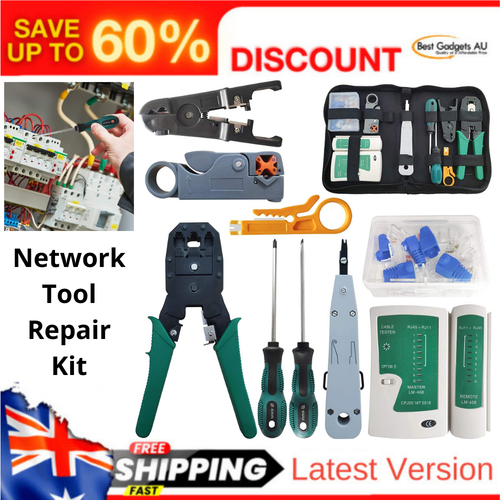 Network Tool Repair Kit, Ethernet LAN Network Cable Tester Computer ...
