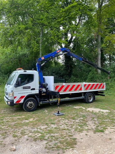 Mitsubishi canter 7.5t HGV with PM6 remote control HIAB | eBay UK